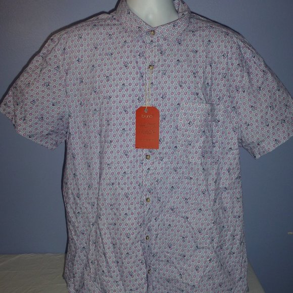 Bruno Milano | Shirts | Bruno Milano Modern Fit Blue Yonder Sailfish ...